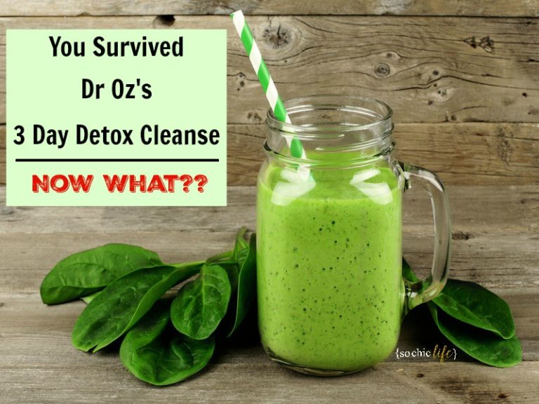 Dr Oz 3 Day Detox Cleanse